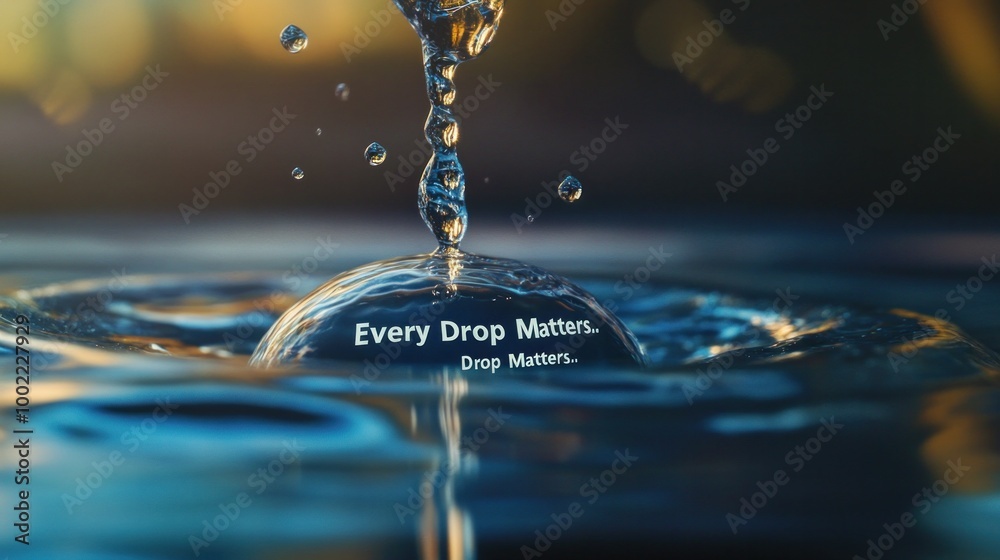 An artistic rendering for World Water Day that highlights the ...