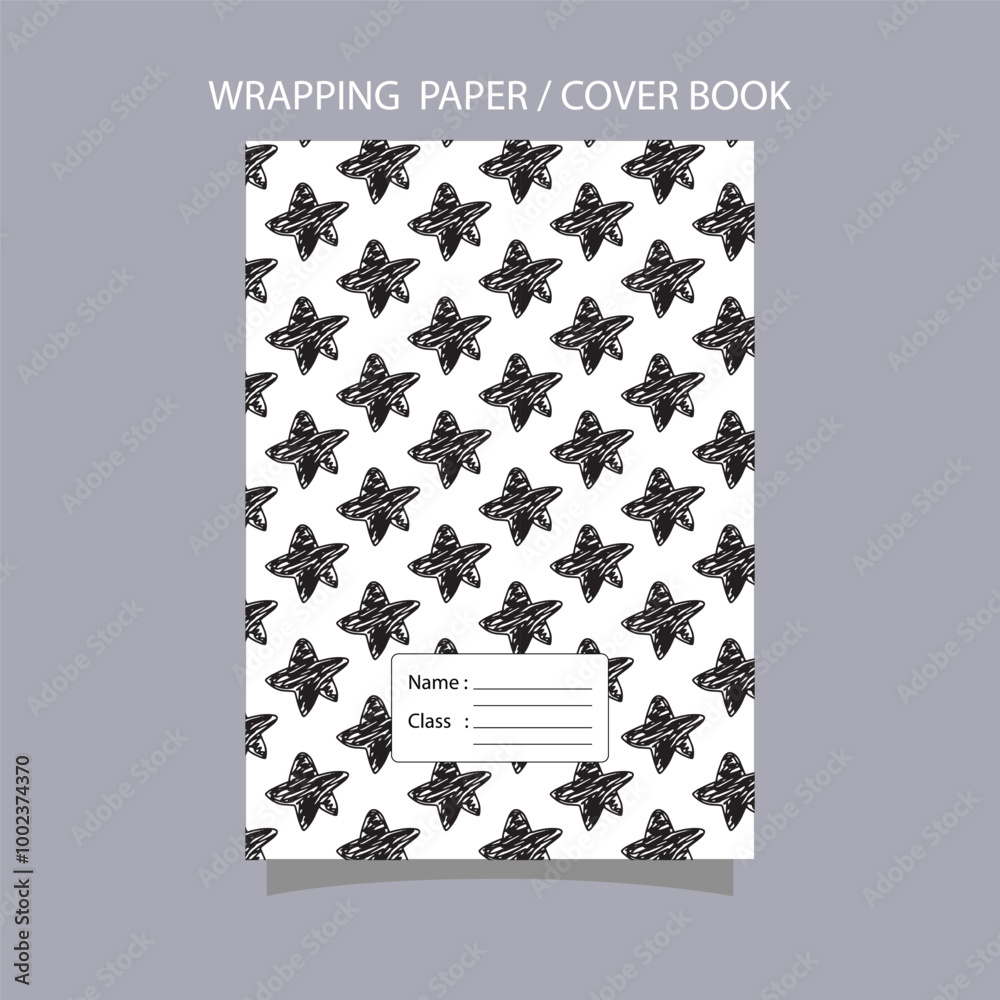 Notebook Labels Vector Template Design School Book Notebook Labels Template Set Stickers For