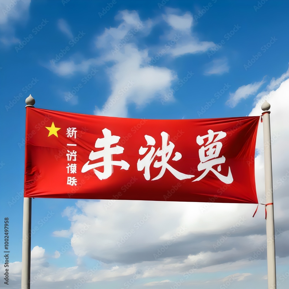 Independence Day of the People's Republic of China. Poster, postcard ...