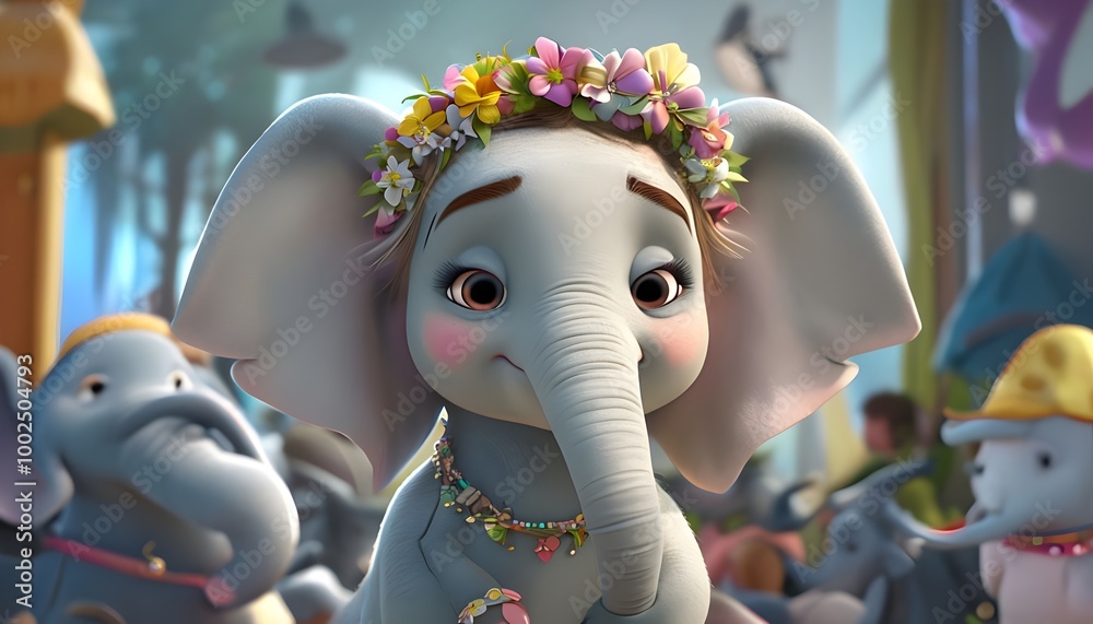 Ellie is a refined, graceful elephant who tries to stay classy, even in ...