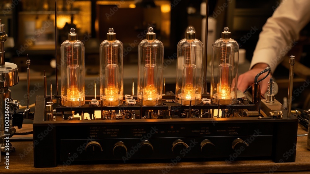 In-Depth Teardown of Vintage Radio Showing Circuitry, Vacuum Tubes, and ...