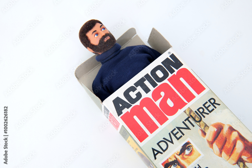 A vintage Action Man Adventurer toy from the 1970s with Eagle Eyes by ...