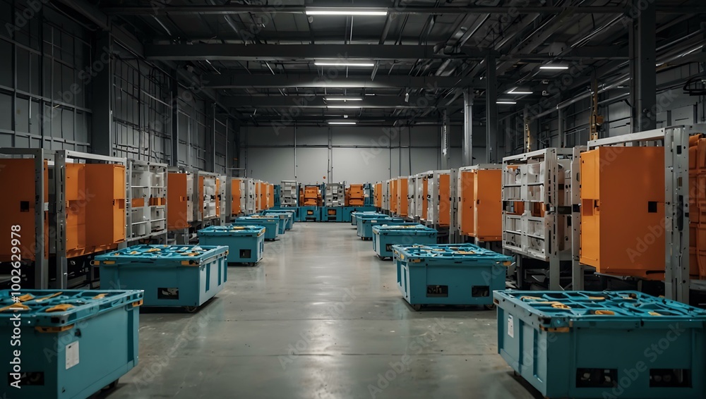 Robotic sorting system for efficient logistics in a medical warehouse ...