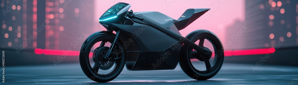 High-tech motorcycle with adaptive bodywork that changes shape for ...