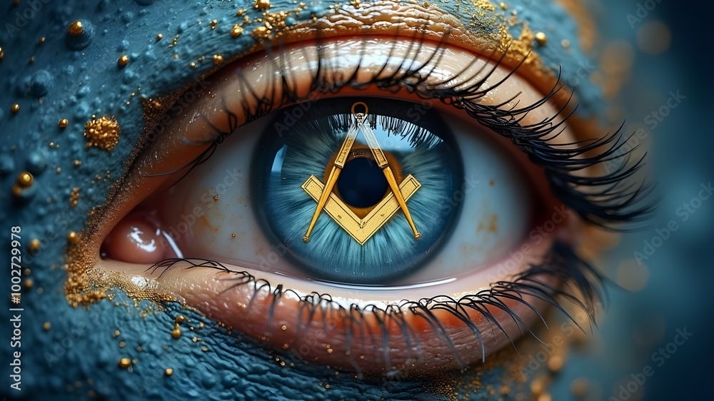 Masonic Symbol of the All-Seeing Eye: Captivating Image of the ...