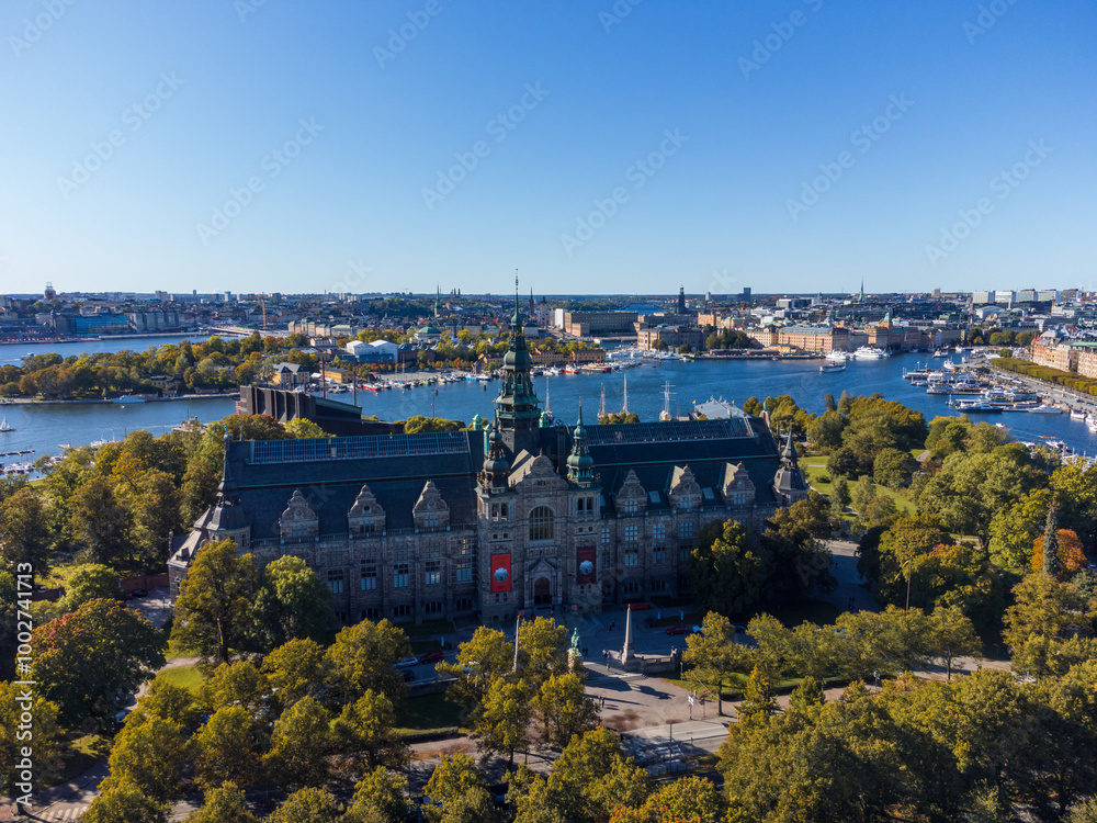 Stockholm - September 2024. Nordiska museet, famous Museum of Stockholm ...