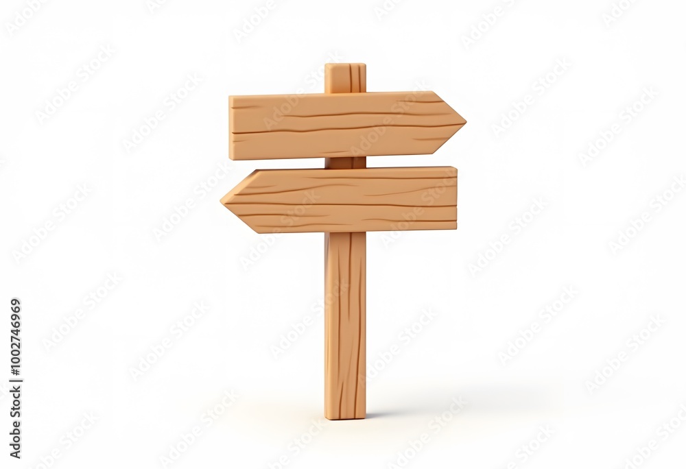 Realistic wooden pointer, billboard, signboard, Vector. Blank banner ...