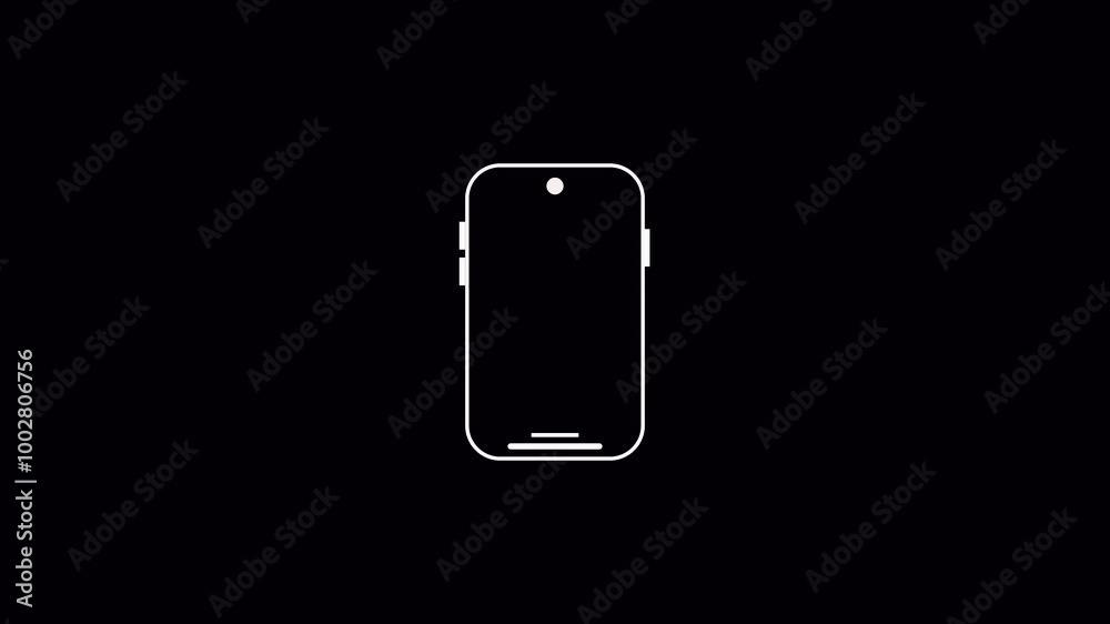 Rotate Your Phone Animation video element, you can add a professional ...