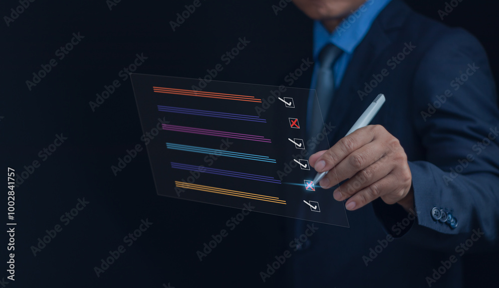 Assessment form, questionnaire and Document Management System DMS ...