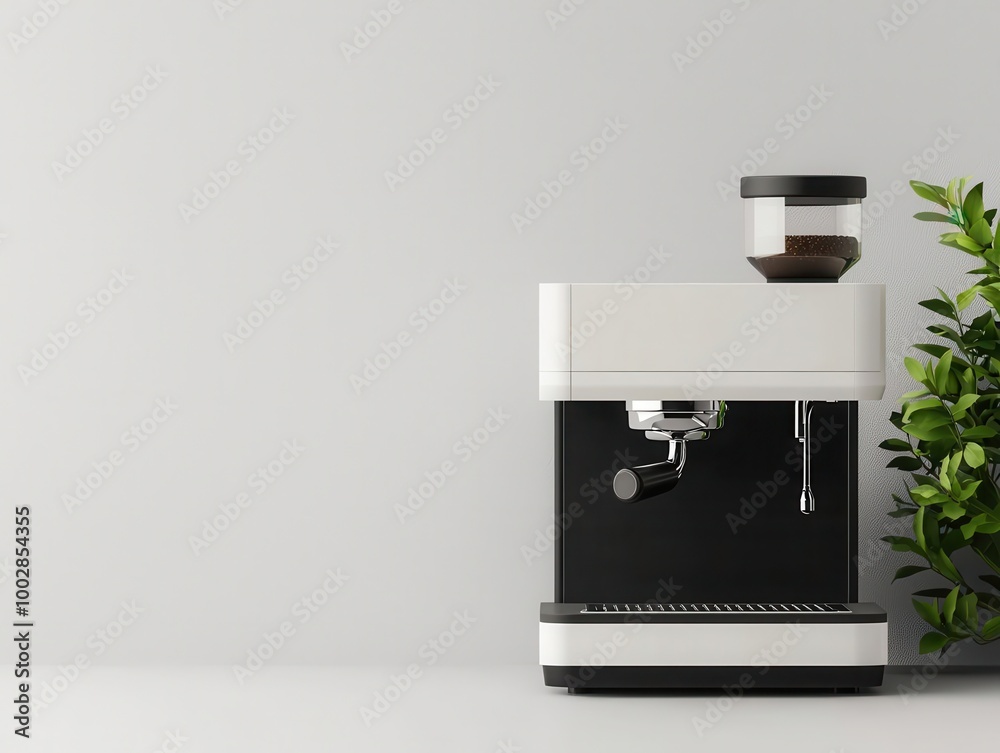 3D CAD cutaway view of a modern coffee machine, 3D CAD, appliance ...