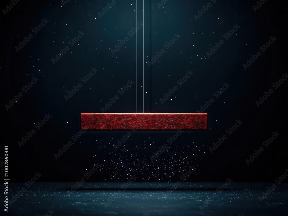 Beam deflection diagram with force vectors, mechanics of solids, beam ...