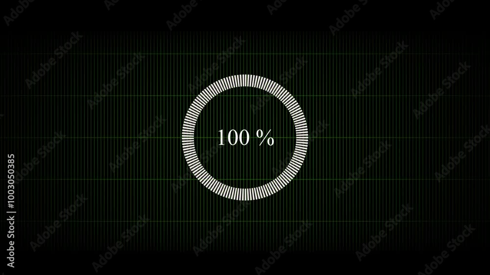 Science Futuristic Loading Circle. Loading Transfer Download Animation ...