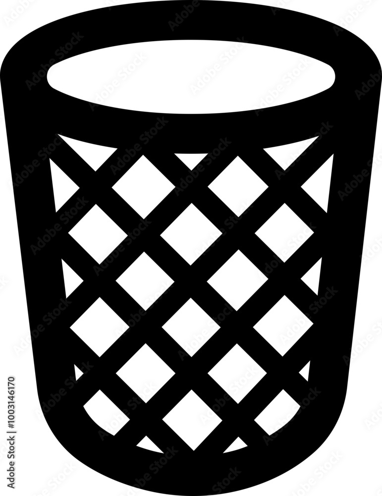 Trash bin Garbage icon in flat. vector for apps or web trash dustbin ...