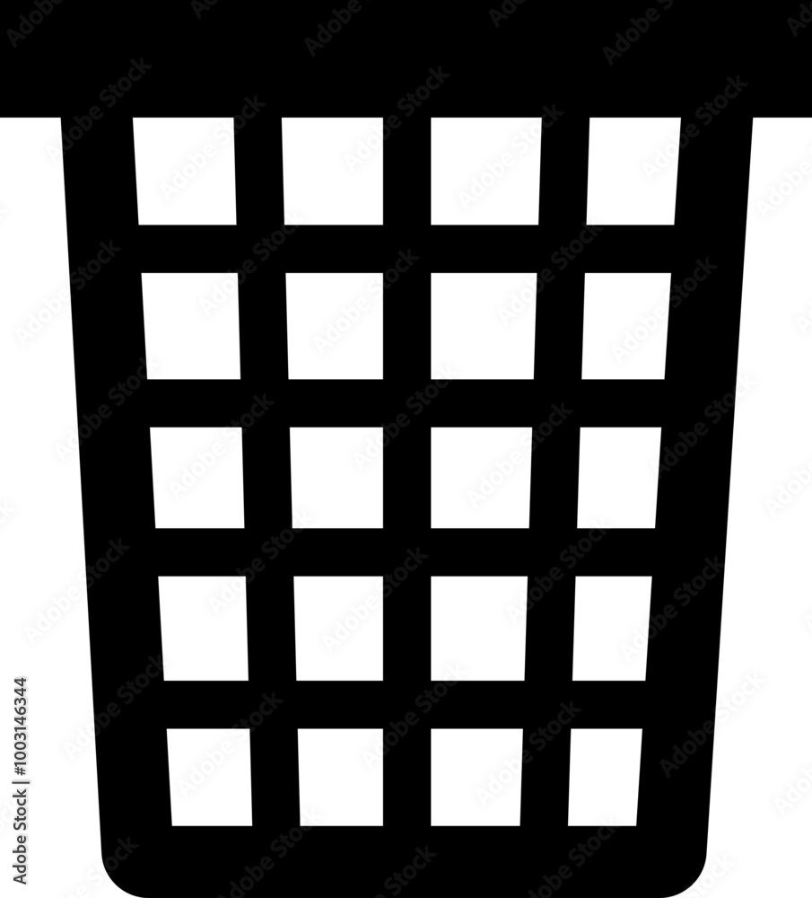 Trash bin Garbage icon in flat. vector for apps or web trash dustbin ...