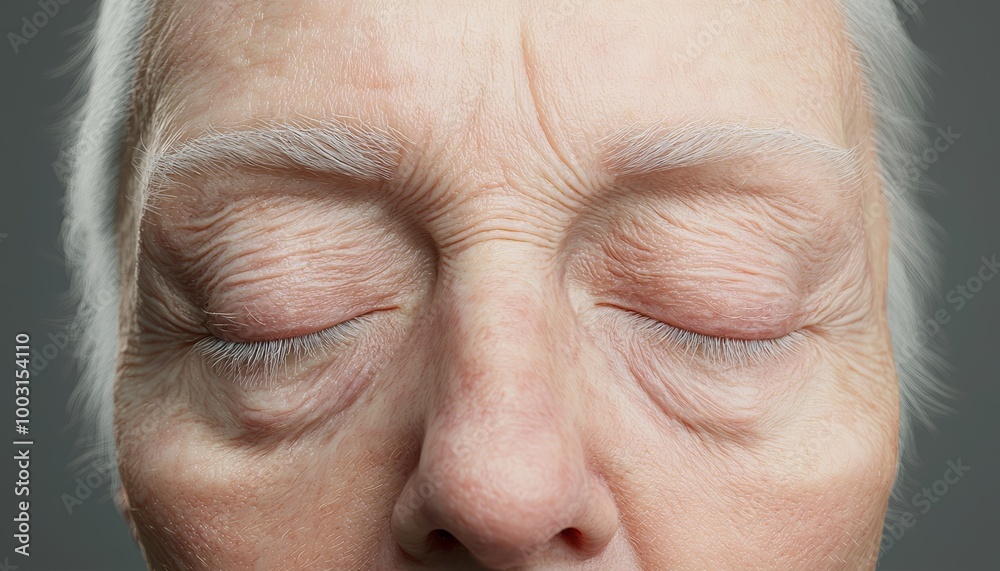 A 3D rendering of facial symmetry in old age, showing how gravity ...