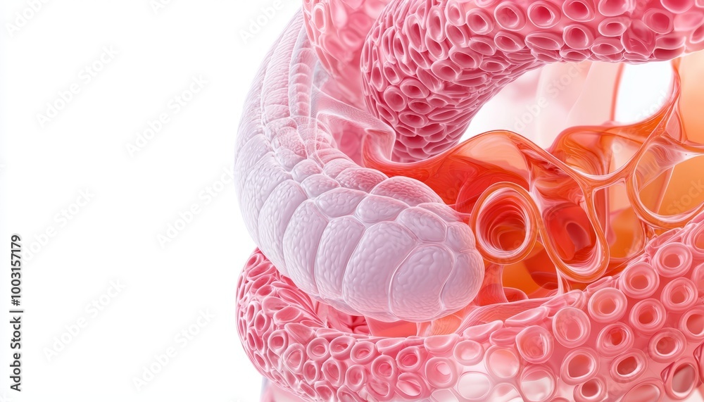A detailed 3D rendering of the stomach and its sphincters, showing the ...