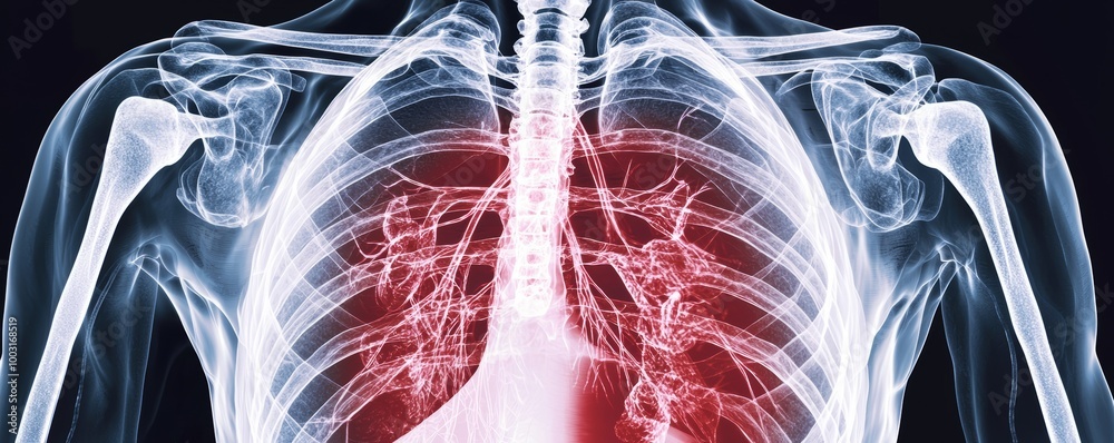 A radiographic image of the abdominal arteries, with the injected ...