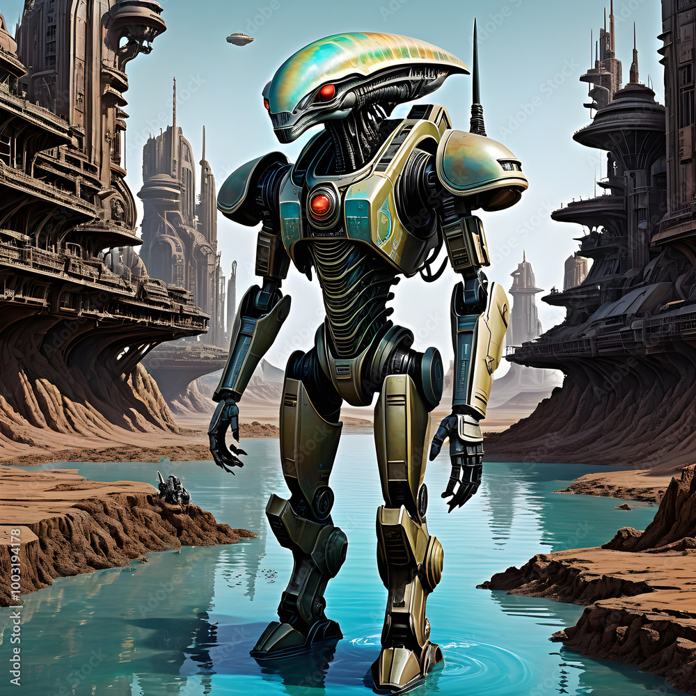 Dive into a hyper realistic world with a full body endognathous mech ...