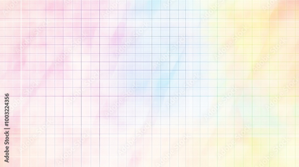 Printable graph paper with colored lines, perfect for schoolwork, art ...