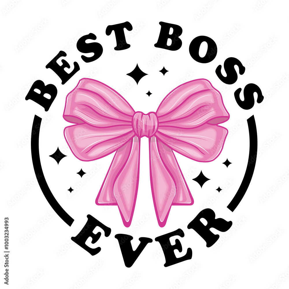 Coquette bow Best Boss Ever svg png boss,Best Boss Ever Svg, Best Boss ...