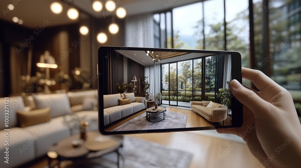 photograph of large renovated home interior Property owner or estate ...
