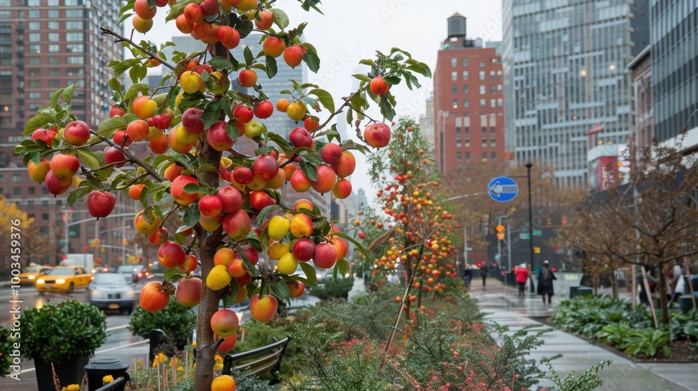 Urban Orchards: By planting fruit trees in urban areas, these green ...