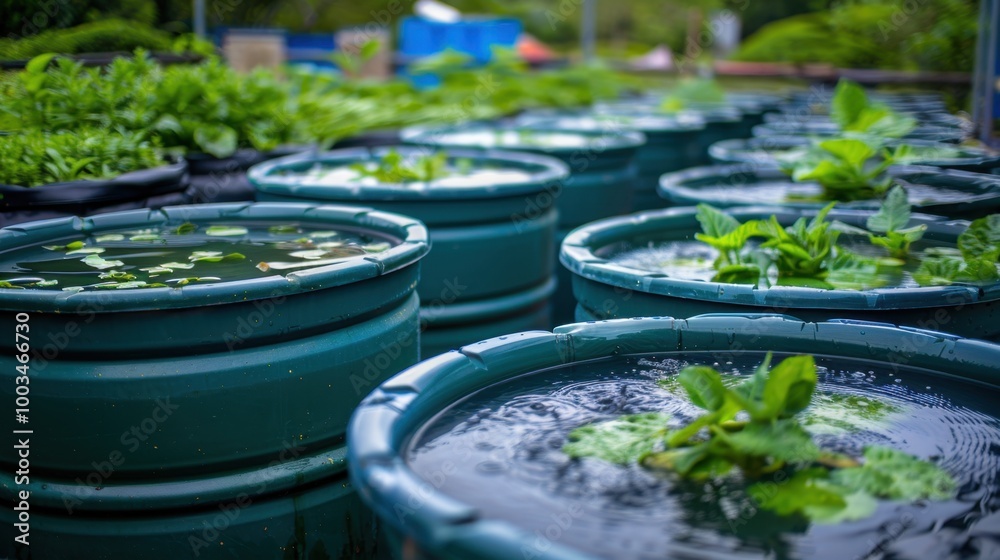 Rainwater Harvesting: This system captures and stores rainwater for ...