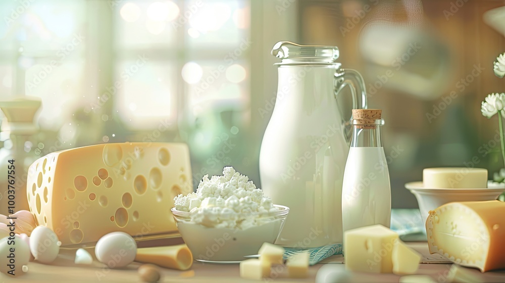 Foods high in lactose with structural chemical formula of lactose ...