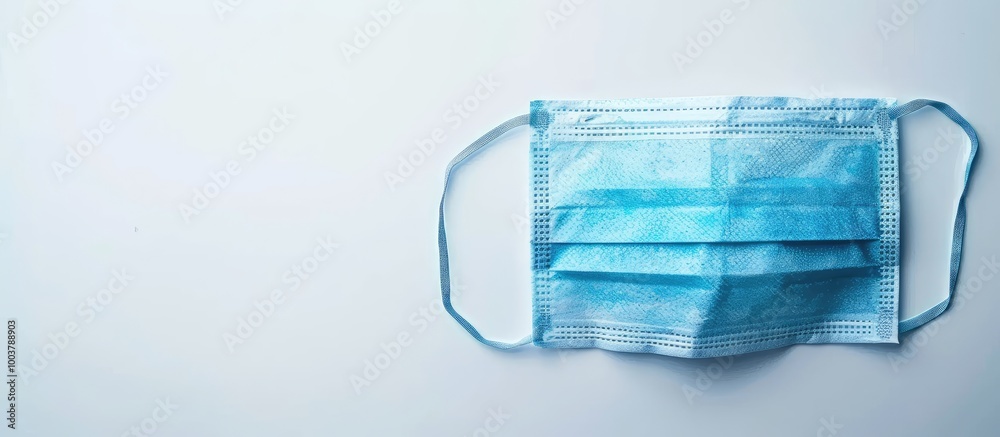 Foto de Blue ear loop surgical face masks Disposable procedural mask ...