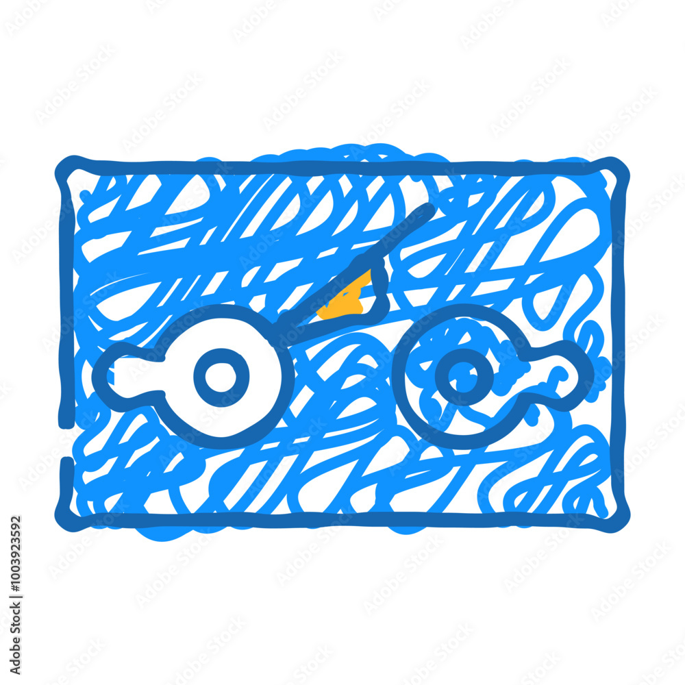 limit switch mechanism doodle icon sketch vector. limit switch ...