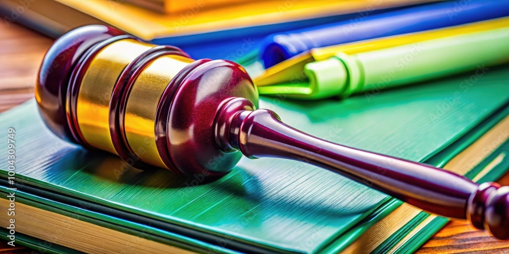 Legal documents and gavel symbolizing probate process, inheritance, and ...