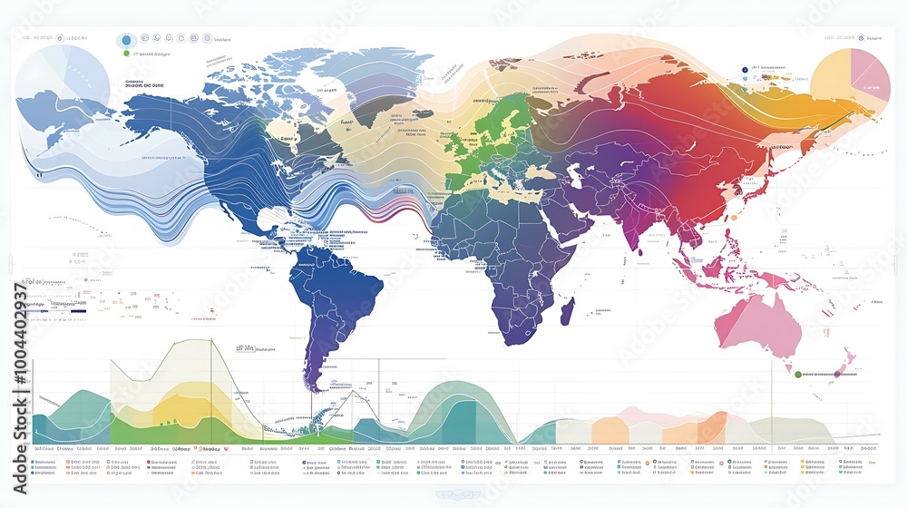 A heat map displaying financial metrics across different sectors with a ...