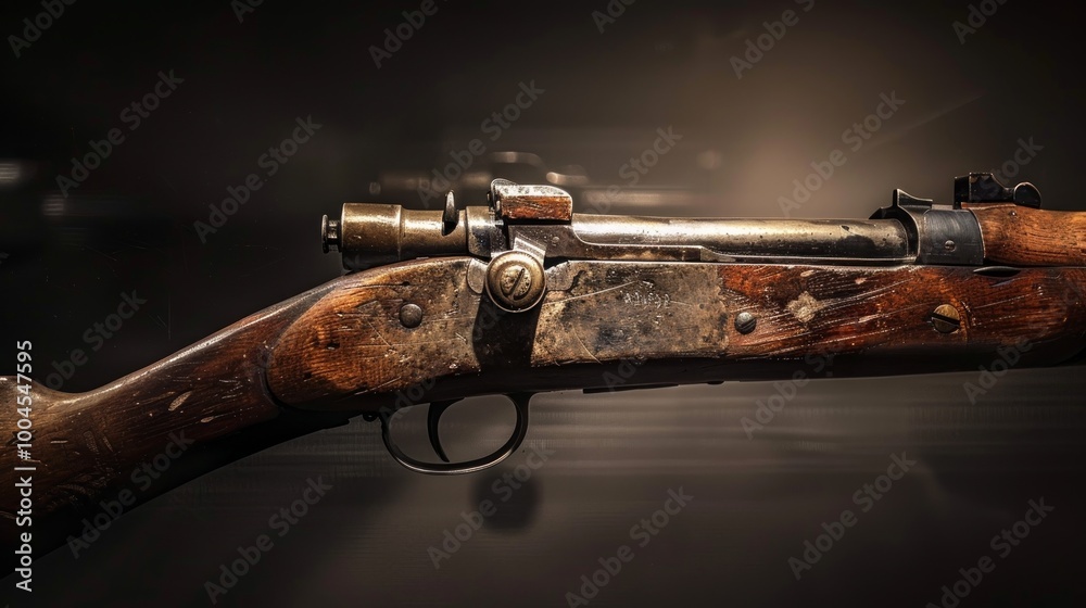 British Lee Enfield Bolt Action Rifle, Second World War Era Weapon ...