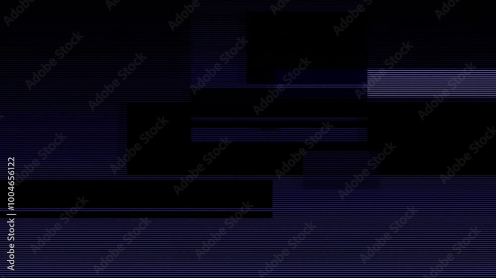 Analog Static Noise texture overlay. TV switch off. Horizontal stripes ...