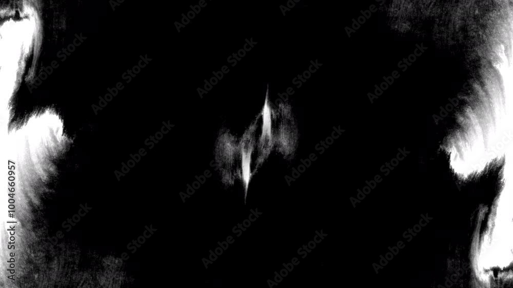 Black ink rorschach effect abstract background artistic flow splatter ...