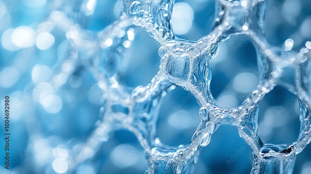 water purification membrane close-up displaying its intricate design ...