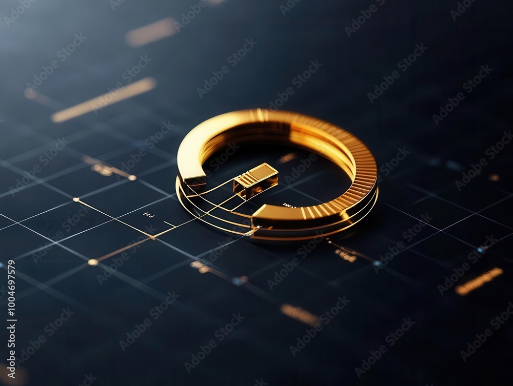 Golden ratio spiral overlapping with calculus functions, 3D geometric ...