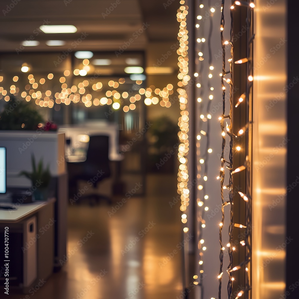 Office Holiday Cheer: A warm and inviting office space is transformed ...
