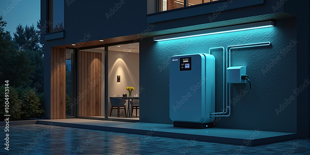 Electrical energy storage wall box for charging electric cars ...