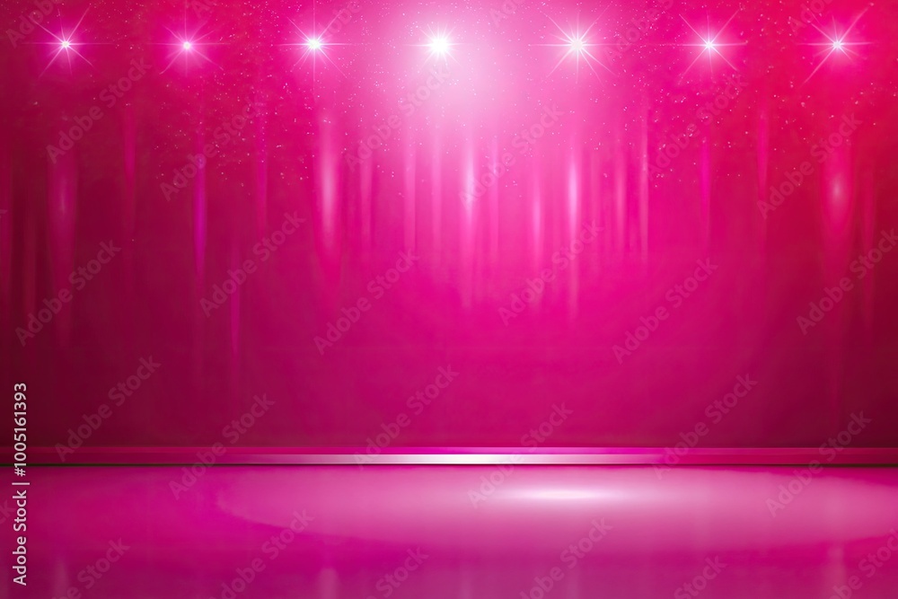 Vibrant hot pink background with subtle gradient effect, creating a ...
