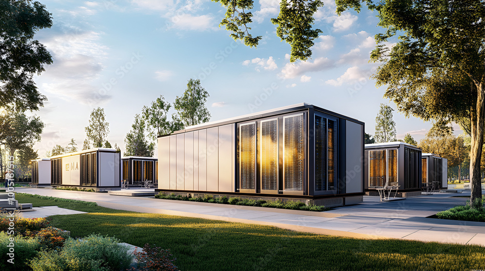 Modular Data Center Design, modular data center design with an image ...