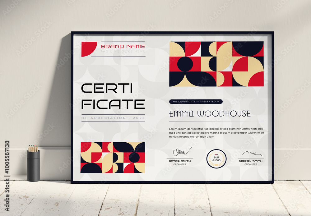 Certificate Layout Stock Template | Adobe Stock