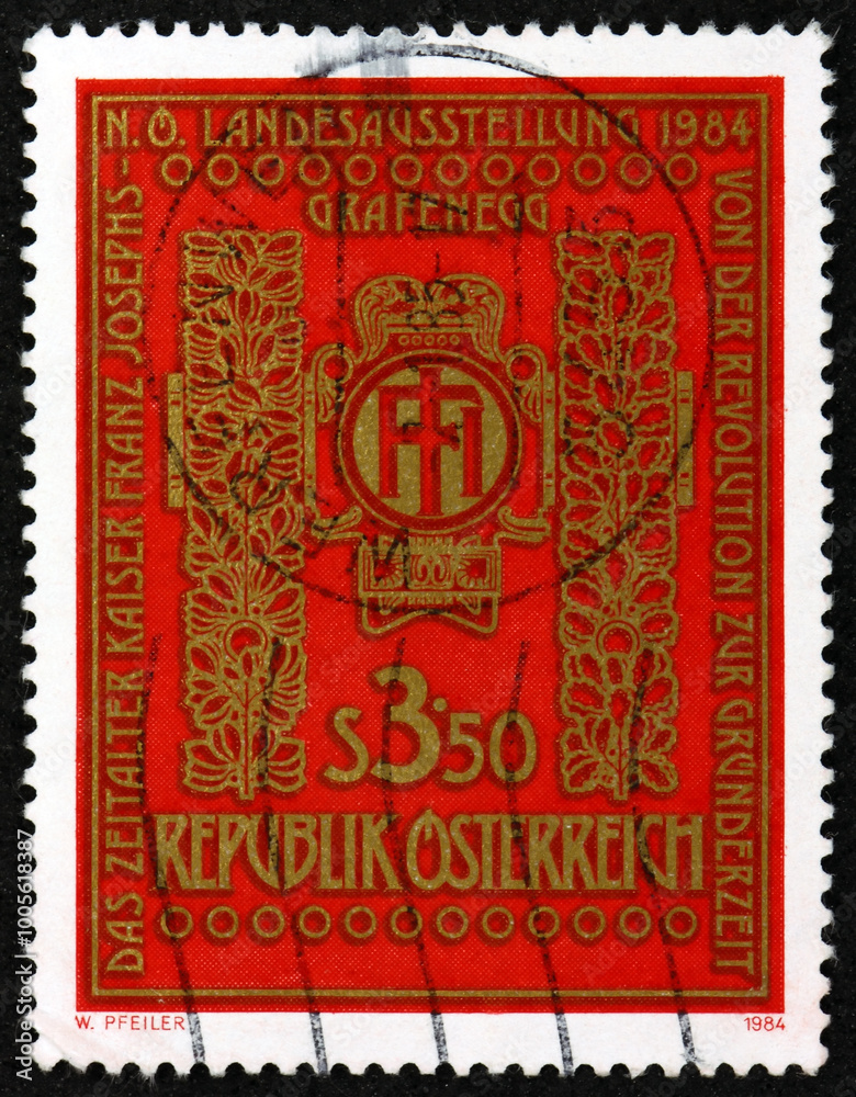 Postage stamp Austria 1984 Cover of Viribus Unitis, publicated by Max ...