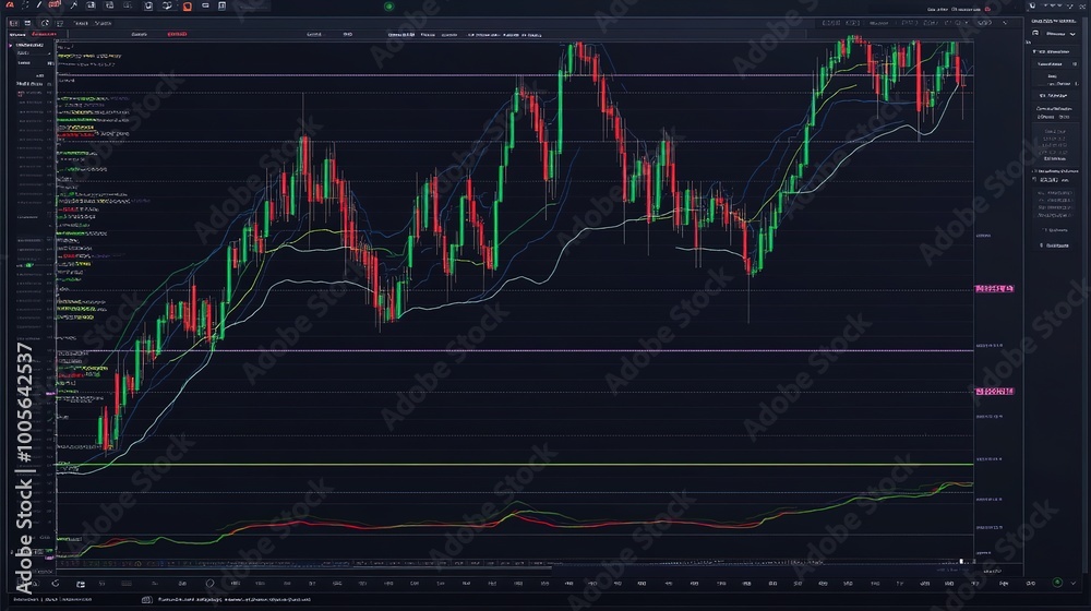 Forex trading pair displayed on a computer chart, showcasing profit in ...
