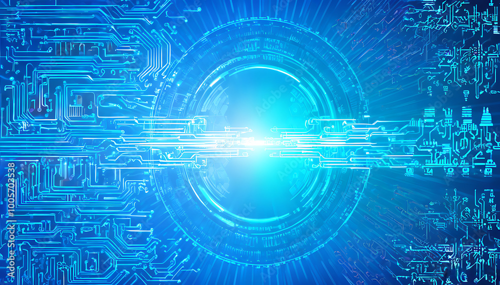 Powerful technology concept image featuring AI and machine learning ...