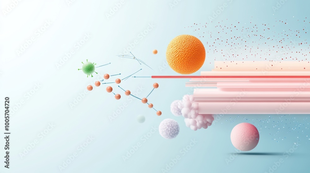 A scientifically accurate diagram showcasing the steps involved in a ...