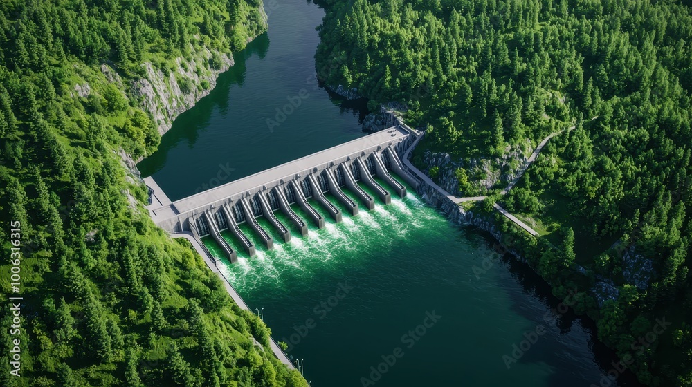 Hydrokinetic energy system in a river, producing electricity from water ...