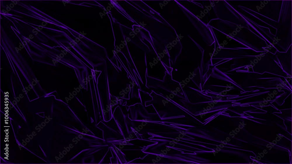Neon Violet Animated Flowing Liquid Line Animation Texture Motion ...