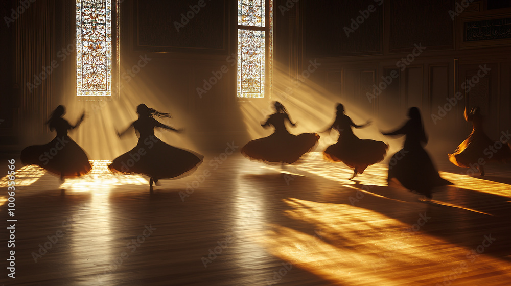 Mystical view of Mevlana Whirling Dervishes Festival, dervishes ...