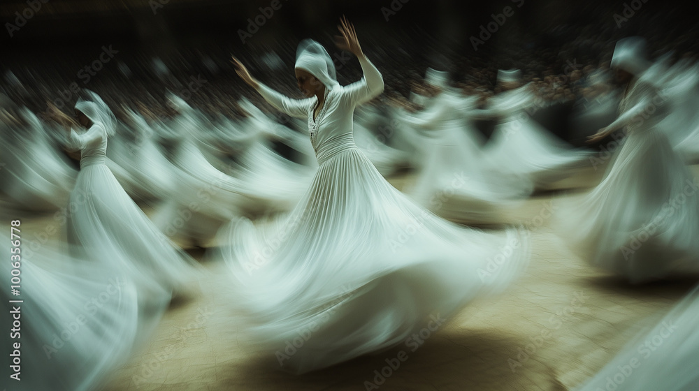Mevlana Whirling Dervishes Festival in Konya, Türkiye, dervishes whirl ...